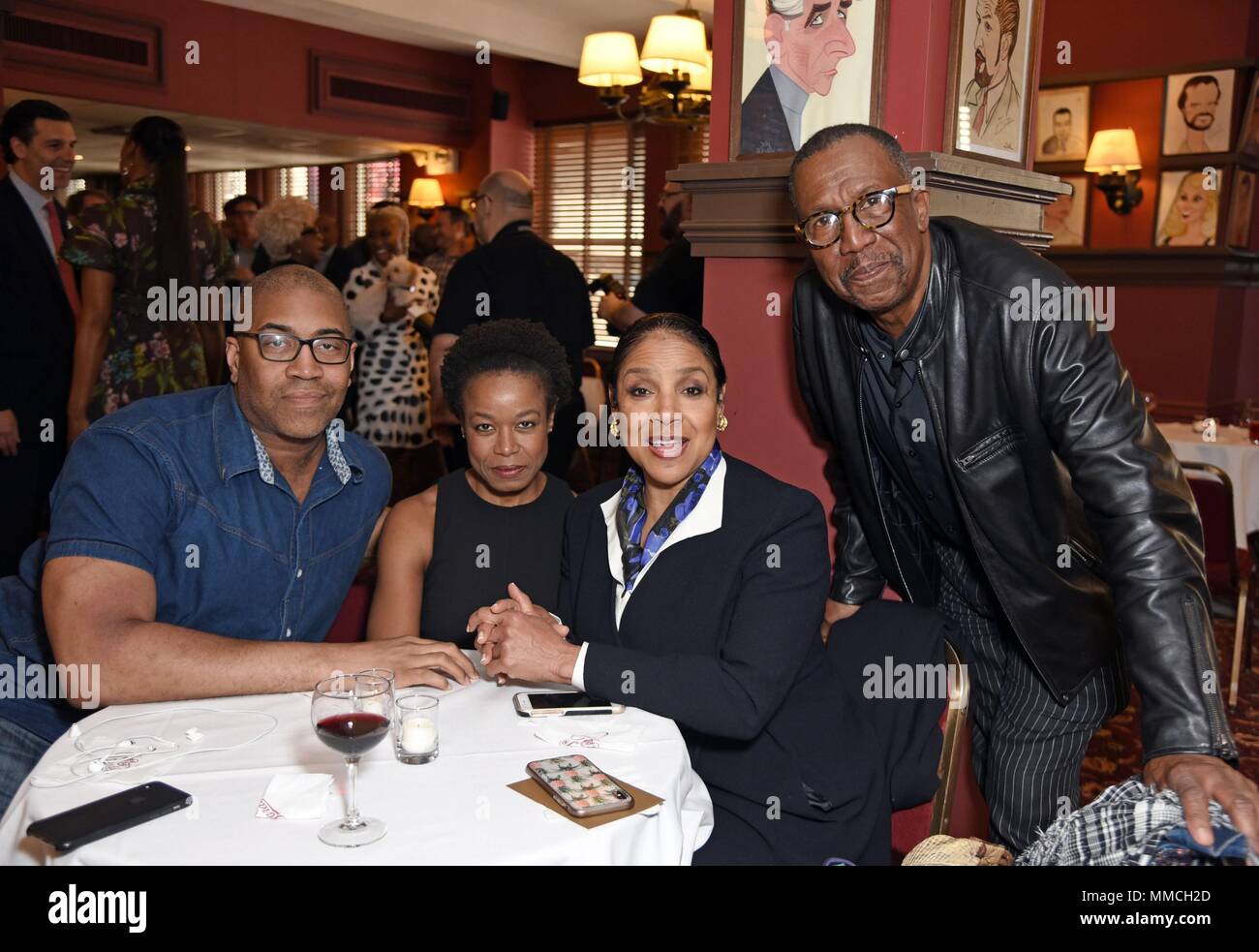 New York, YT, USA. 10th May, 2018. Guests, Phylicia Rashad, George ...