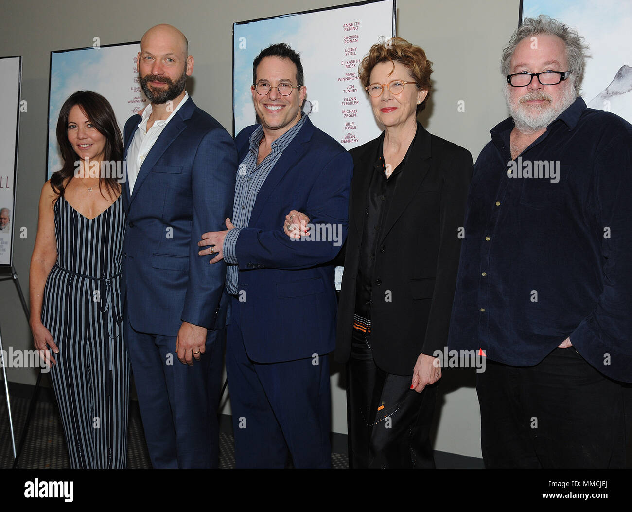 New York, NY, USA. 10th May, 2018. Leslie Urdang, Corey Stoll, Michael ...