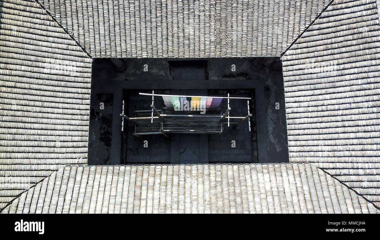 Hefei, China's Anhui Province. 9th May, 2018. Aerial photo taken by ...