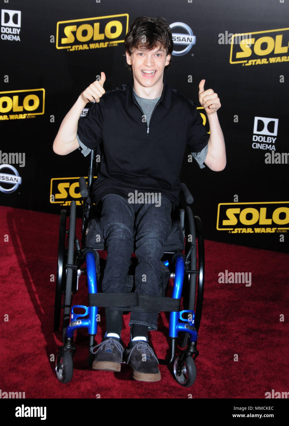 Hollywood, California, USA. 10th May, 2018. Actor Micah Fowler attends ...