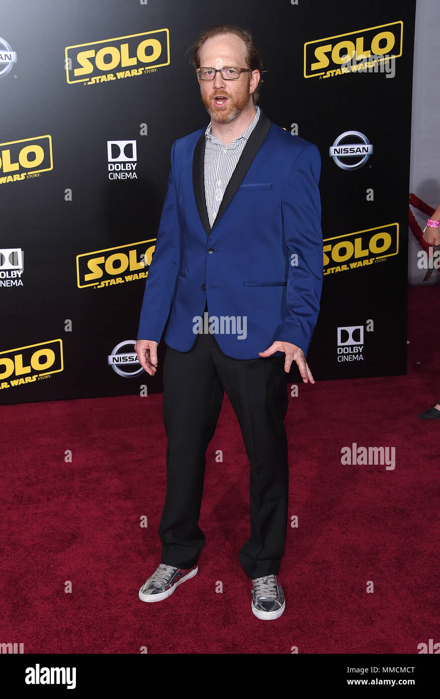 Hollywood, California, USA. 10th May, 2018. Ptolemy Slocum arrives for ...