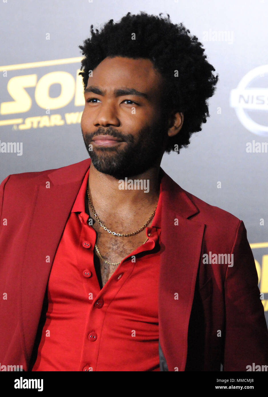 Hollywood, California, USA. 10th May, 2018. Actor Donald Glover attends ...
