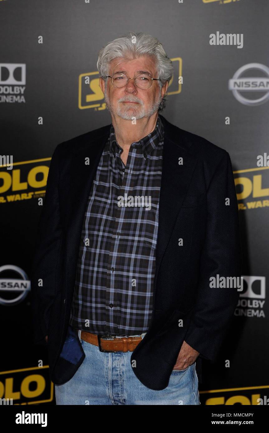 Los Angeles, CA, USA. 10th May, 2018. George Lucas at arrivals for SOLO ...