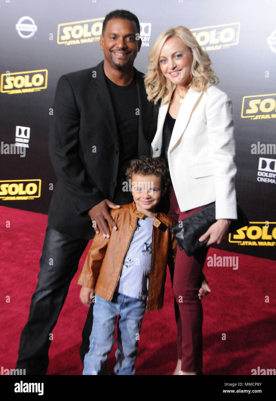 Hollywood, California, USA. 10th May, 2018. (L-R) Actor Alfonso Ribeiro ...