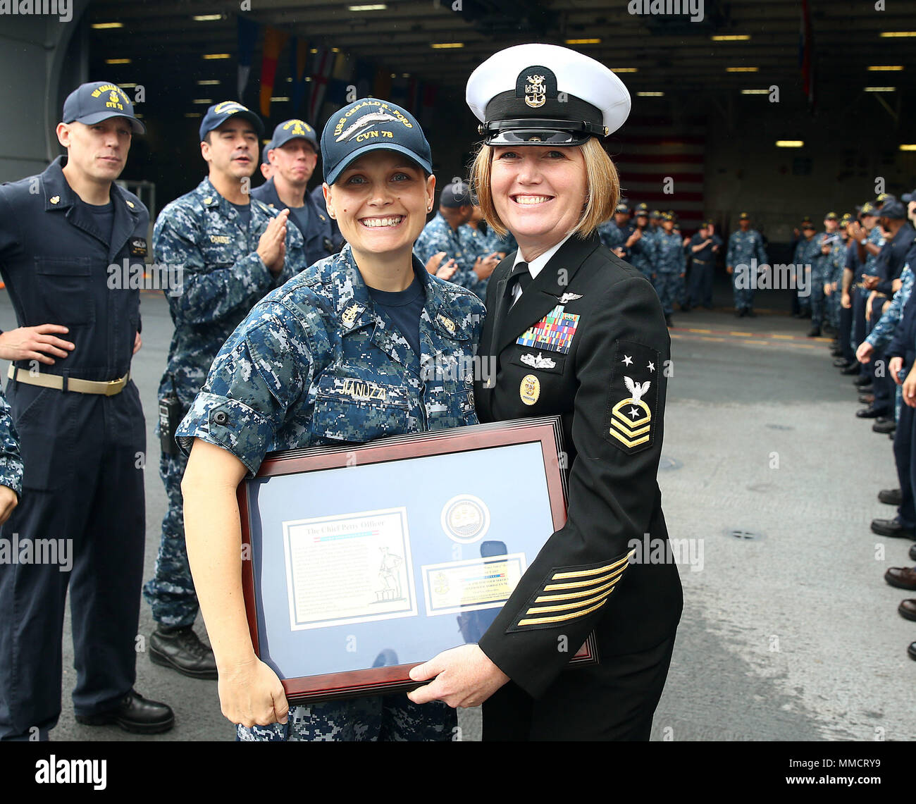 NORFOLK, Va. (Oct. 13, 2017) -- Senior Chief Hospital Corpsman Natalie ...