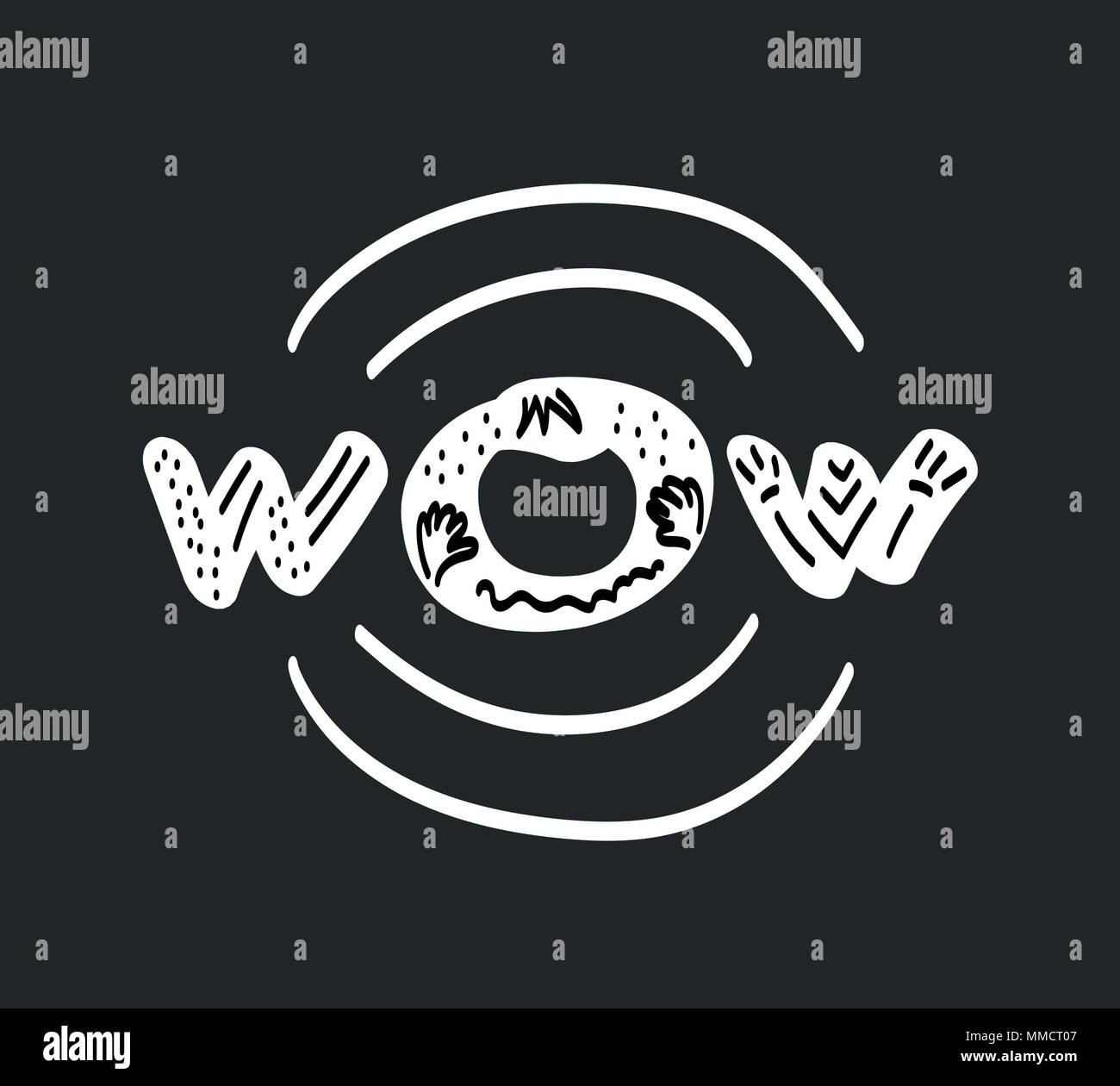 Wow logo vector vectors hi-res stock photography and images - Alamy