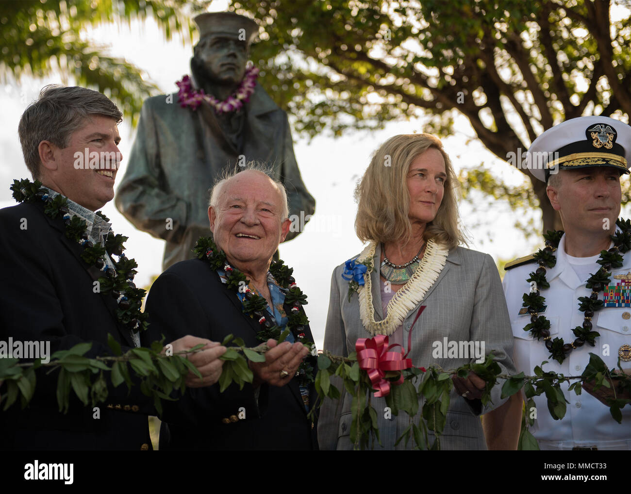 171013-N-AV234-0157 PEARL HARBOR (October 13, 2017) Retired Rear Adm ...