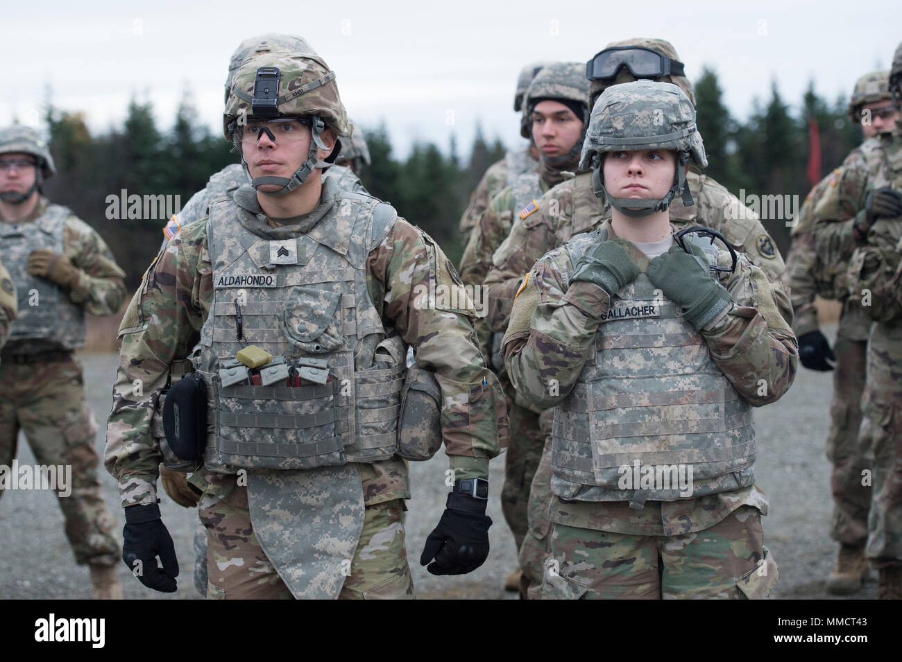 Soldiers Assigned To The 109th Transportation Company 17th Combat