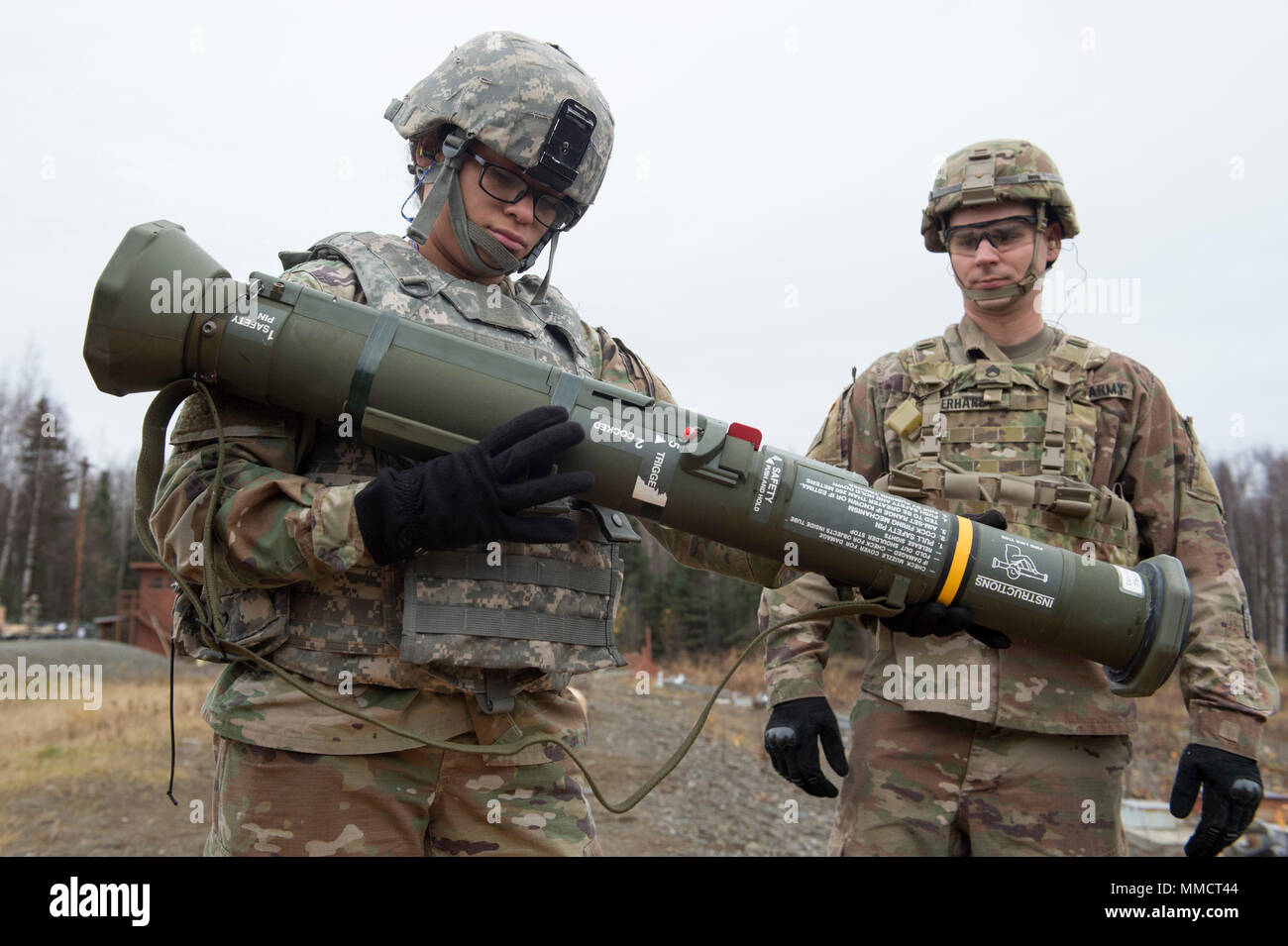A Soldier assigned to the 109th Transportation Company, 17th Combat ...