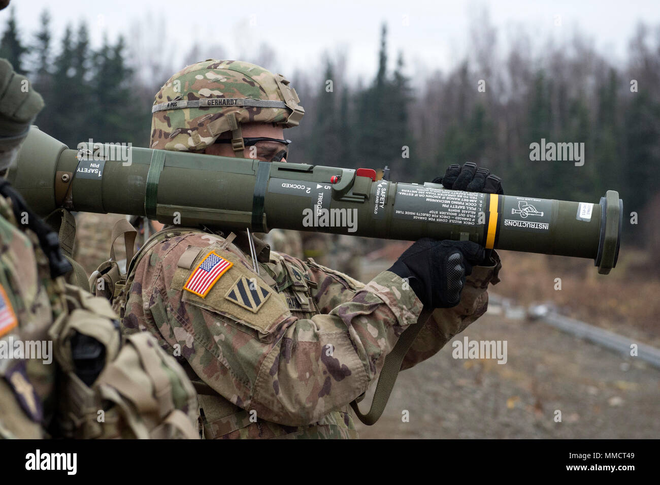 Army Staff Sgt. Gerhardt, assigned to the 109th Transportation Company ...