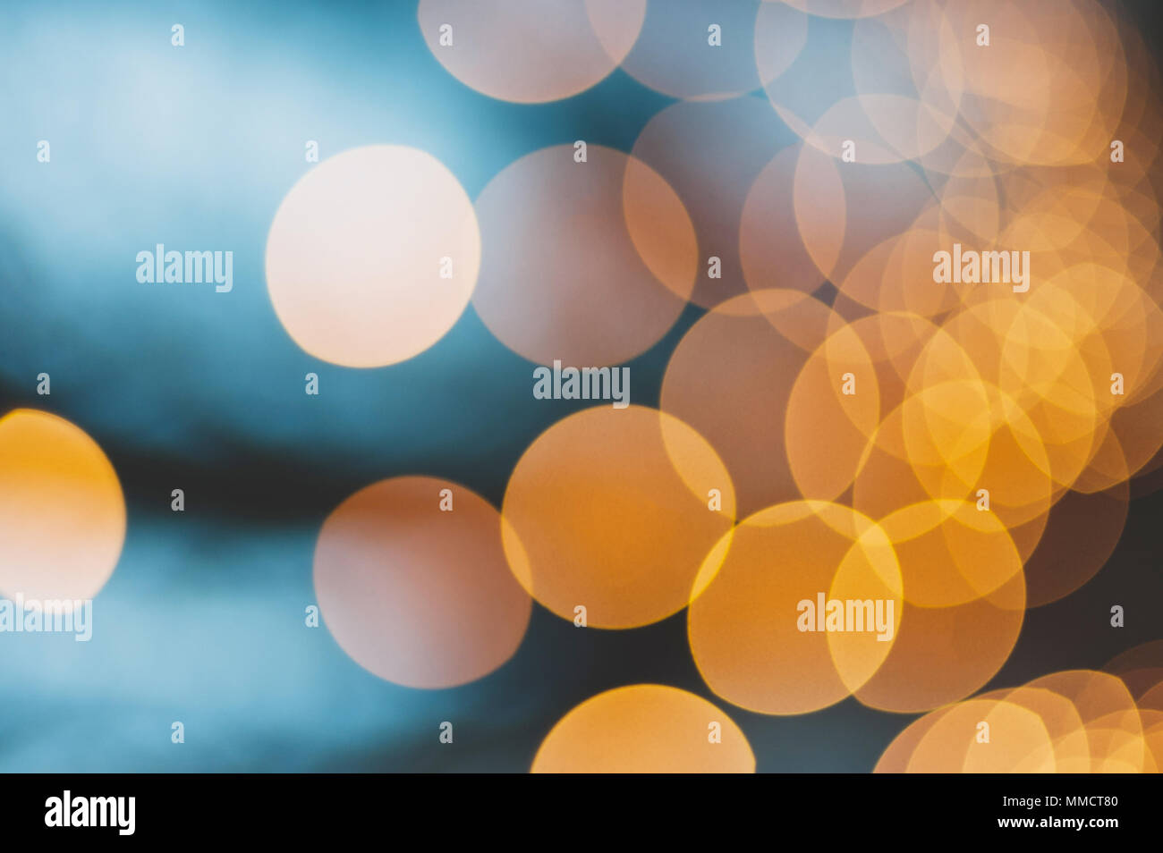 yellow street lights for background Stock Photo - Alamy