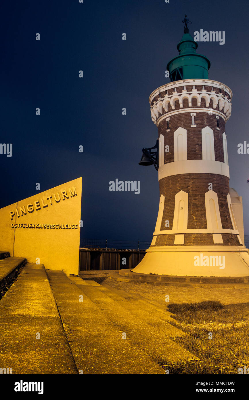 Lighthouse in Northern Germany Stock Photo - Alamy