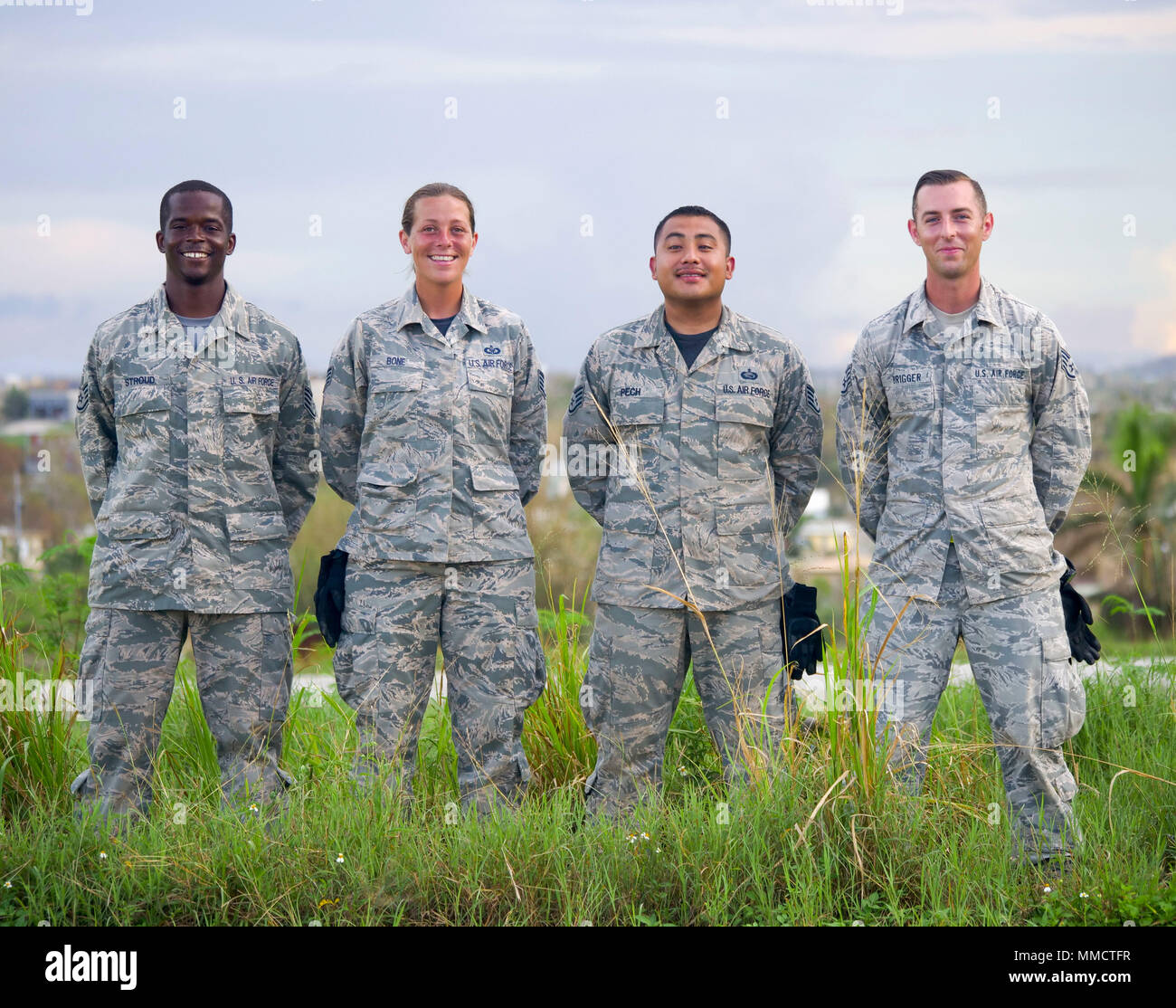 U.S. Air Force Staff Sgts. Steven Stroud, vehicle maintainer, Crystal ...