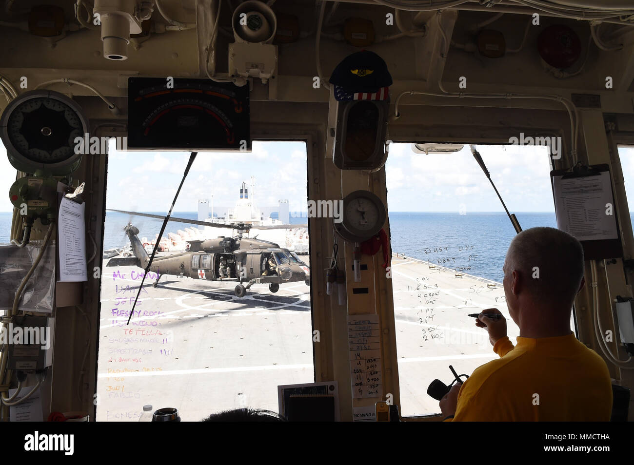 171013-N-PG340-055 CARIBBEAN SEA (Oct. 13, 2017) – Lt. Cmdr. Tracy ...