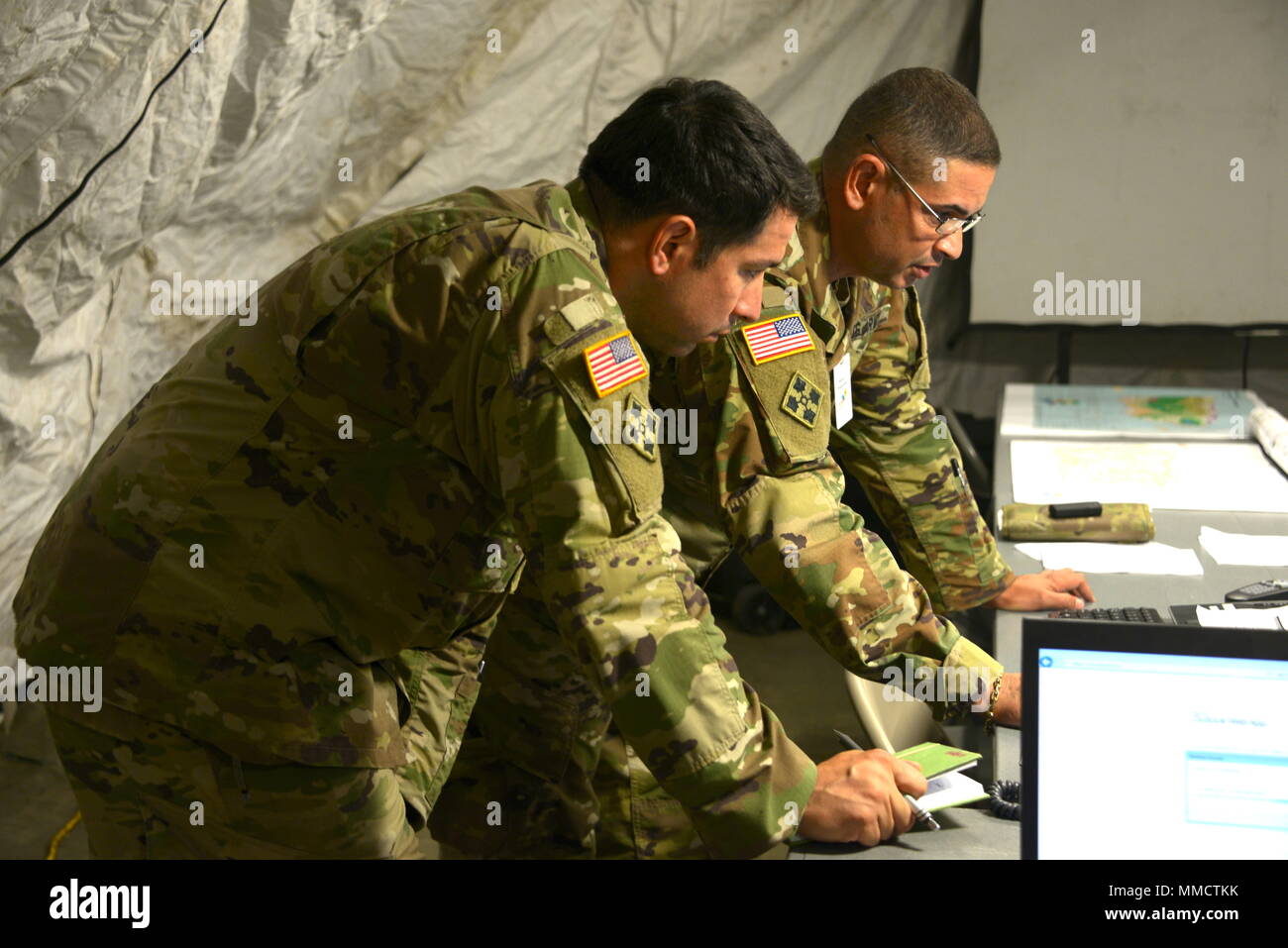Maj. Thomas Grabos of the 105th Engineer Battalion, 130th Maneuver ...