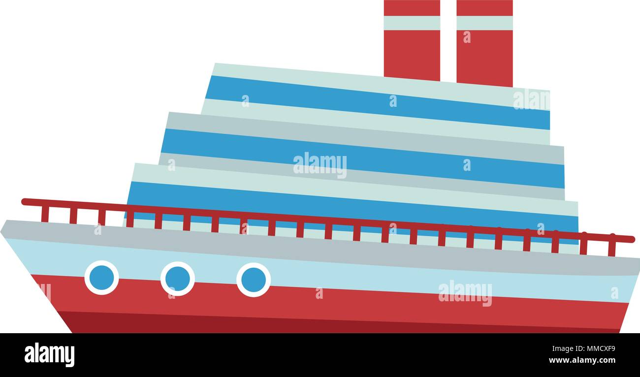 Cruiser ship cartoon Stock Vector Image & Art - Alamy