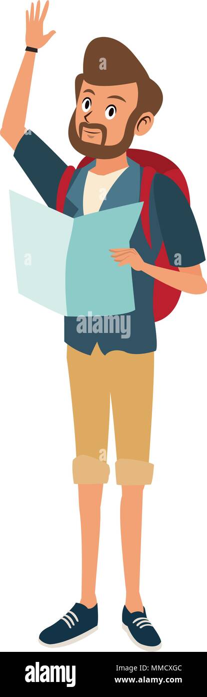 Male tourist cartoon Stock Vector Image & Art - Alamy