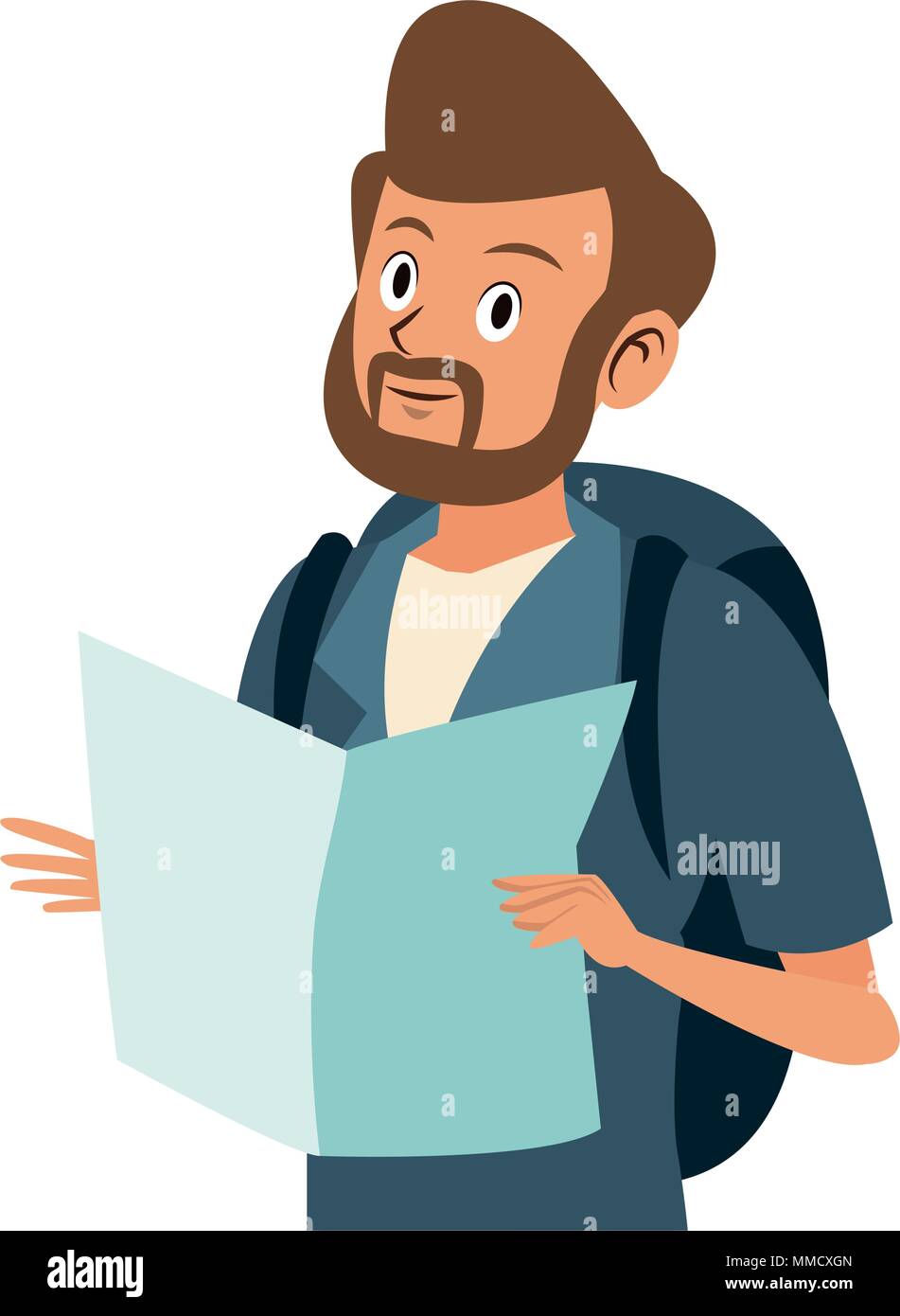 Male tourist cartoon Stock Vector Image & Art - Alamy