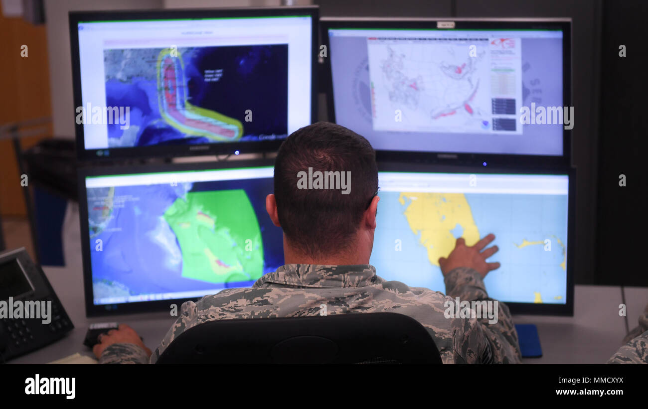 A 26th Operations Weather Squadron forecaster tracks Hurricane Irma at ...