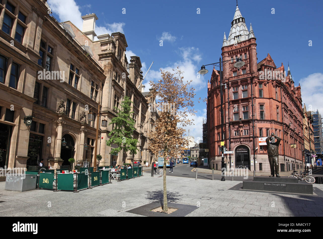 King Street, Queen Street, Nottingham Stock Photo - Alamy