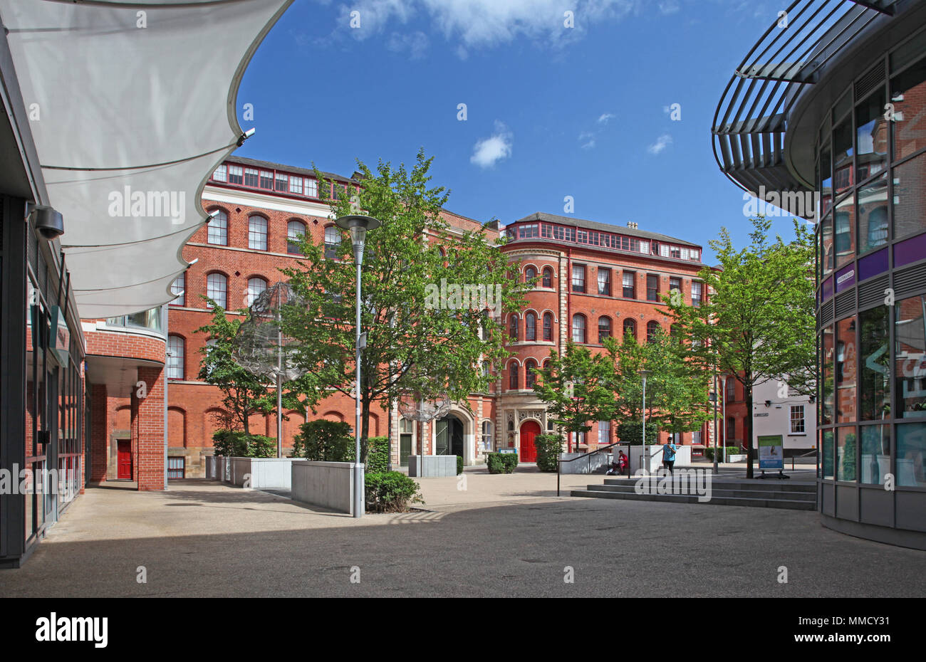 Lace market square nottingham red brick hi-res stock photography and ...