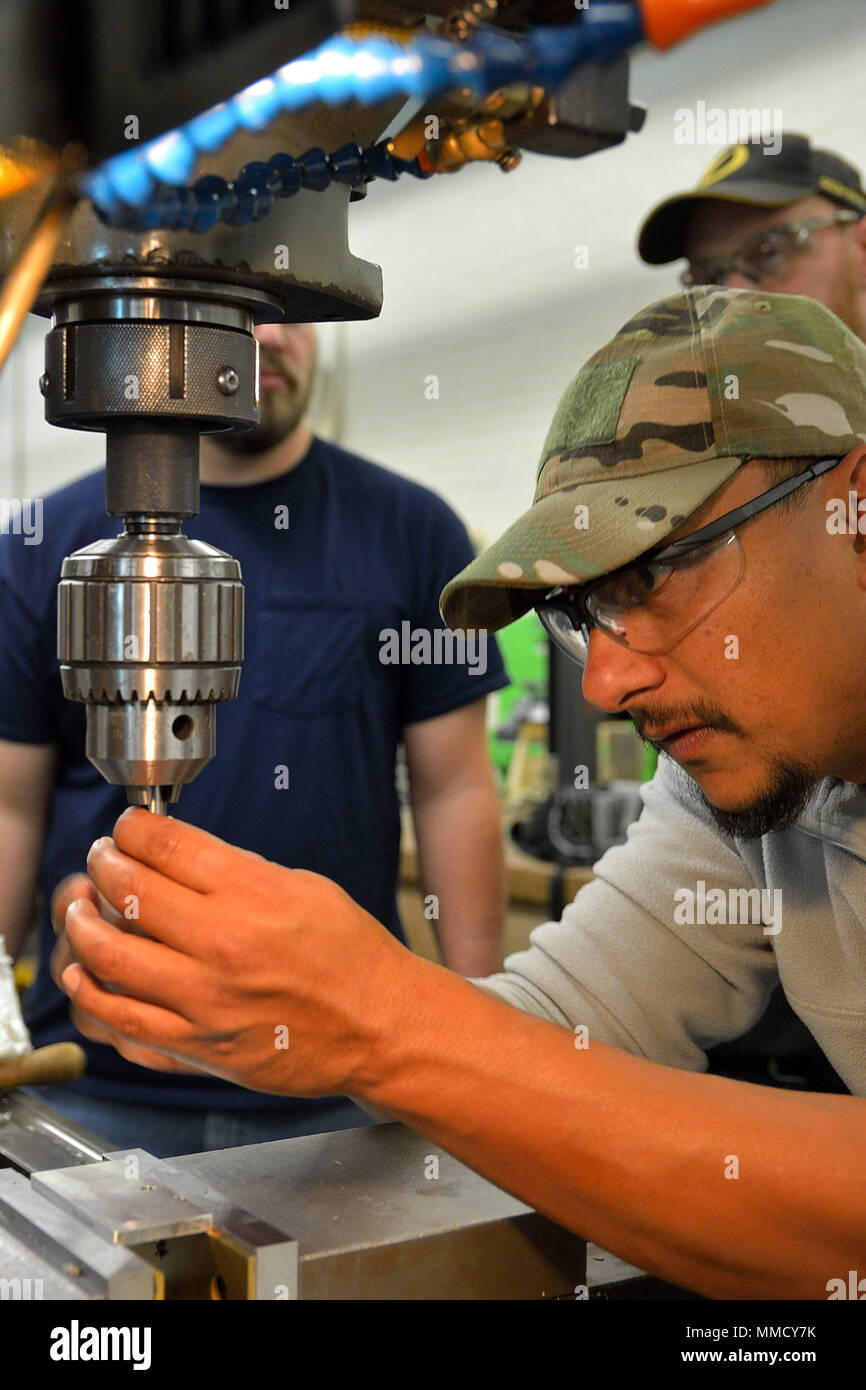 First-year apprentice Diwas Rayamajhi making adjustments in his first ...