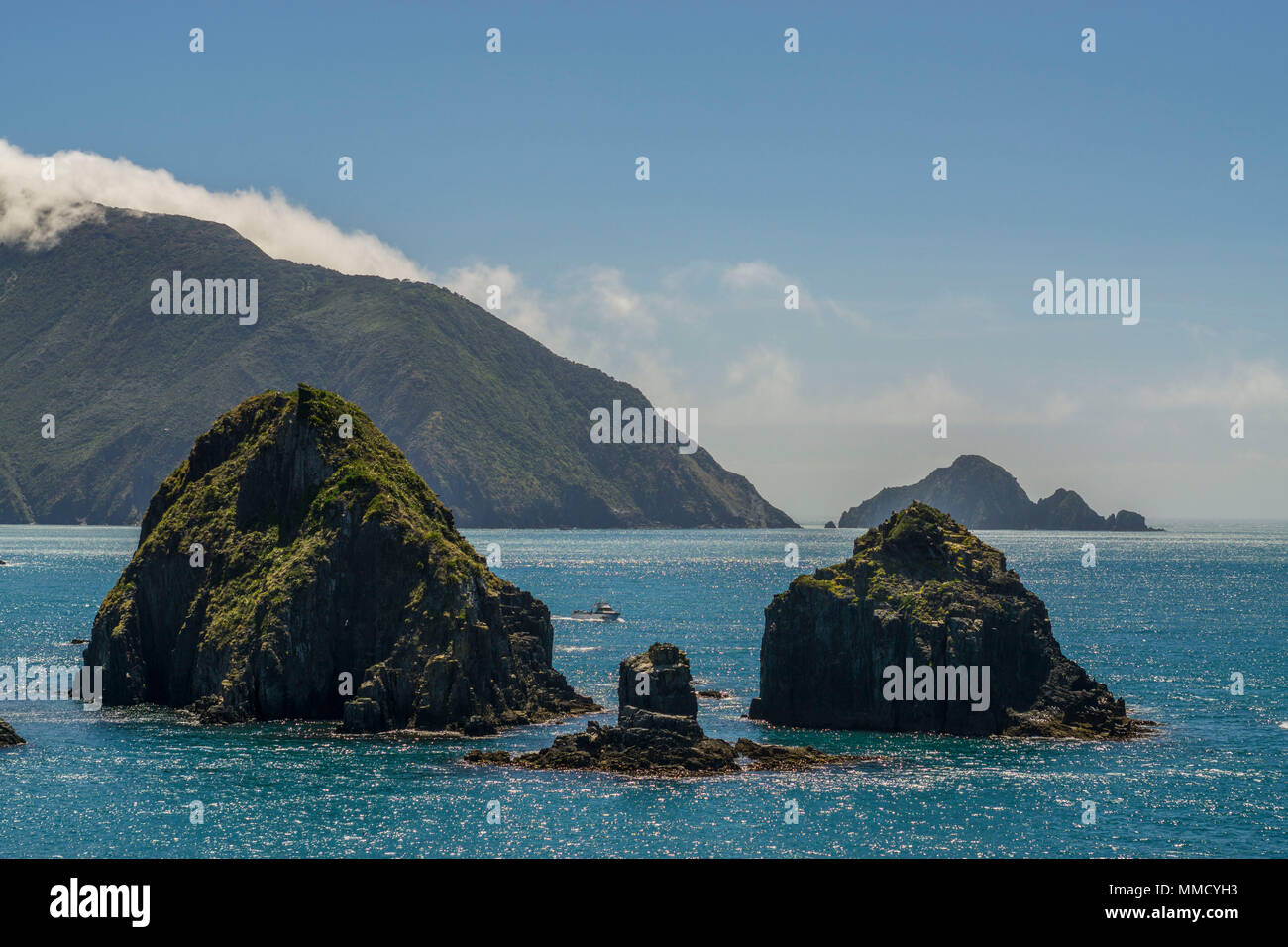 Crossing the Cook Strait Stock Photo - Alamy