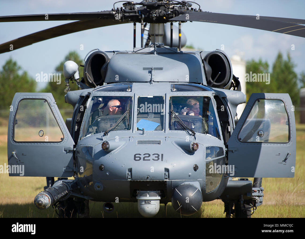 U.S. Air Force Lt. Col. Mike Garner, left, and Marty Payne, pilots with ...