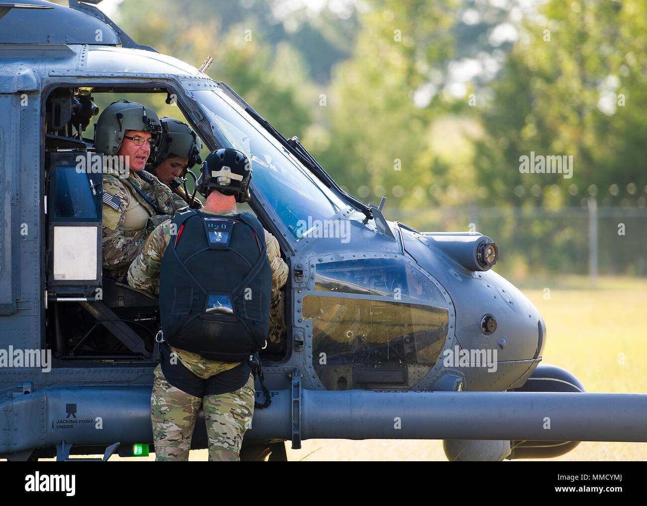 U.S. Air Force HH-60 Pave Hawk pilots Maj. Jayson Goetz and 1st Lt ...