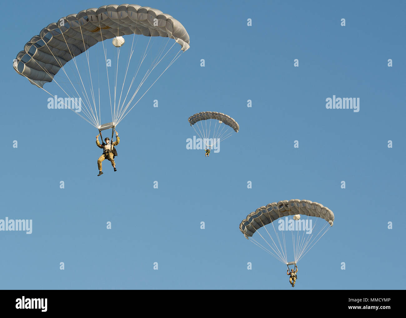 Three U.S. Air Force Pararescuemen from the 308th Rescue Squadron ...
