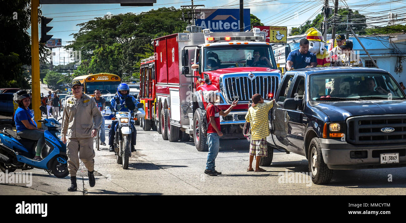 The 612th Air Base Squadron Fire Department partnered with the Honduran ...