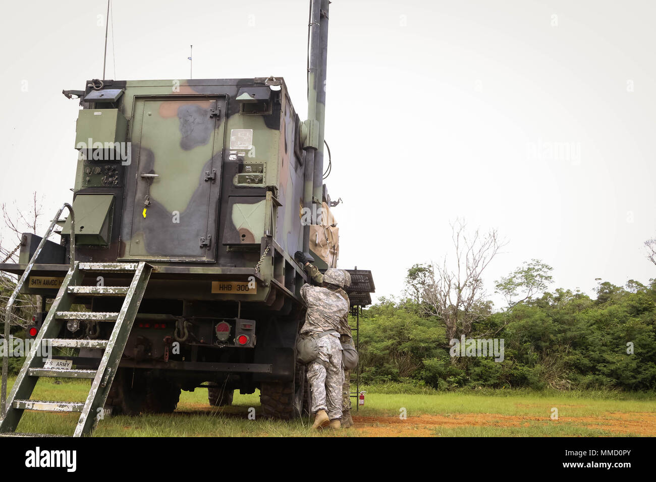 Two Soldier with 1st Battalion, 1st Air Defense Artillery Regiment ...
