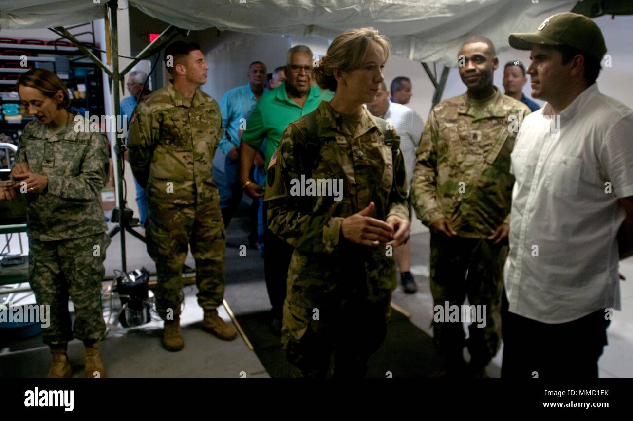 The 14th Combat Support Hospital command team, 44th Medical Brigade of ...