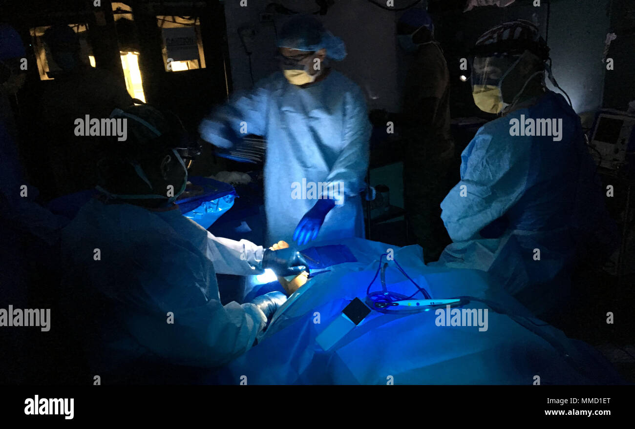 A surgical team with the 14th Combat Support Hospital, 44th Medical ...