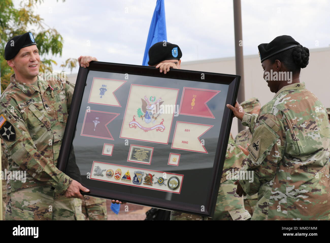 The Ready First Brigade bid farewell to Lt. Col. James M. Gallagher ...