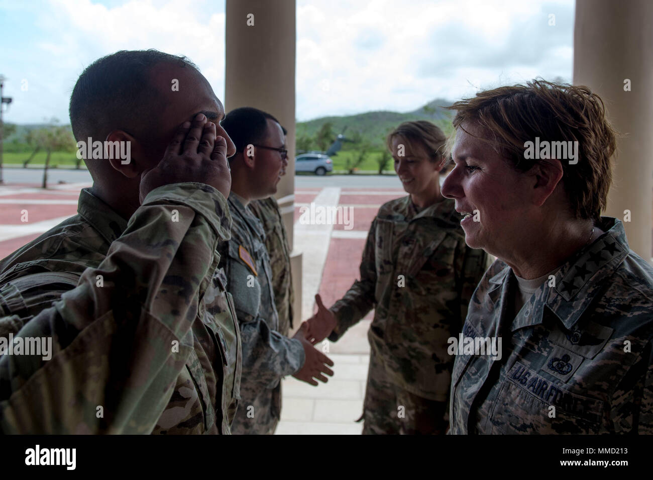 General Lori Robinson, U.S. Northern Command Commander, meets with ...