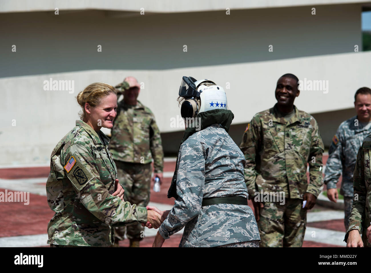General Lori Robinson, U.S. Northern Command Commander, thanks the ...