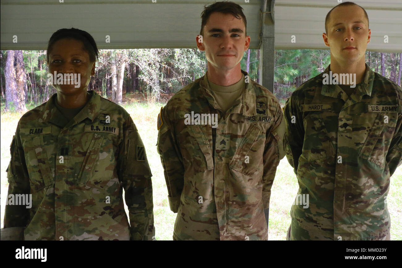 (From left to right) Capt. Shula Clark, medical officer with 703rd ...