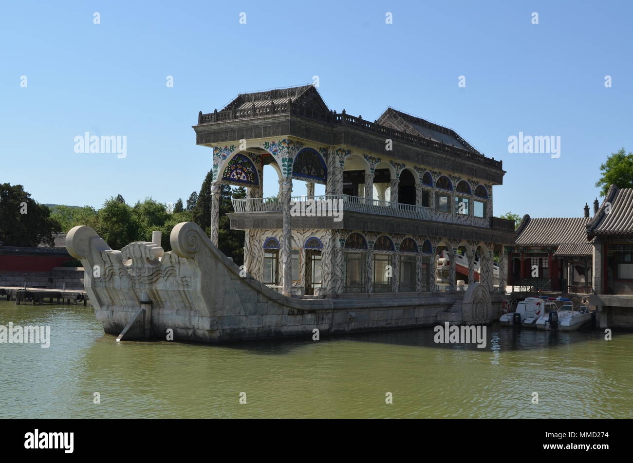 Marble boat summer palace beijing hi-res stock photography and images ...