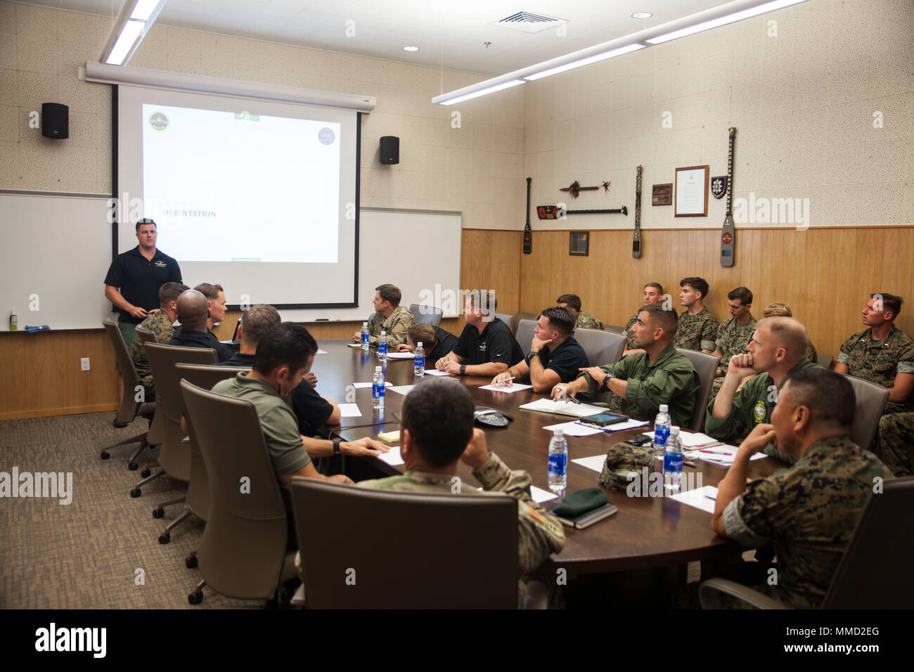 U.S. Marines with Reconnaissance Training Company, Advanced Infantry ...