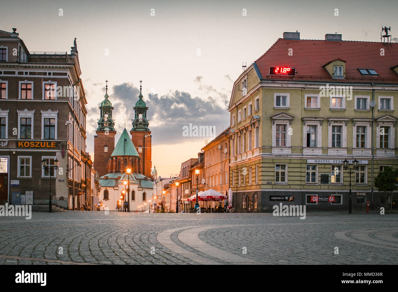 Cathedral. Old town sacred and secular buildings, architecture of the ...