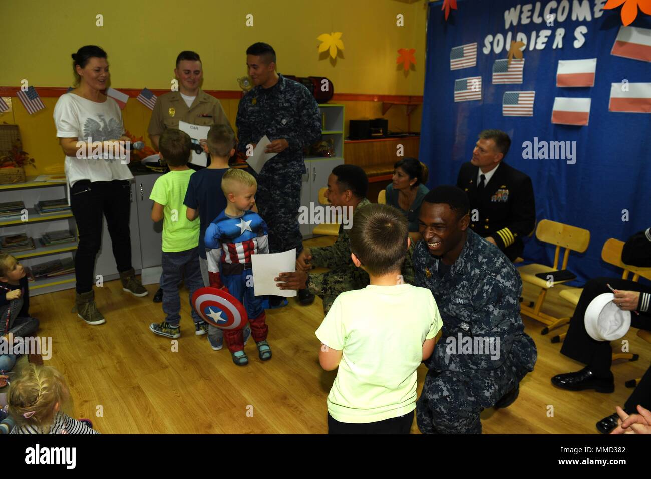 SLAWNO, Poland (Oct. 17, 2017). Sailors from Naval Support Facility ...
