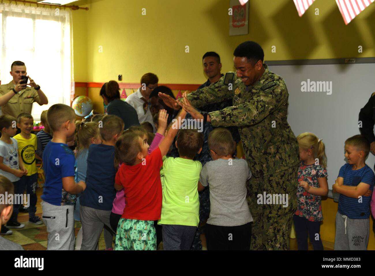 SLAWNO, Poland (Oct. 17, 2017). Sailors from Naval Support Facility ...