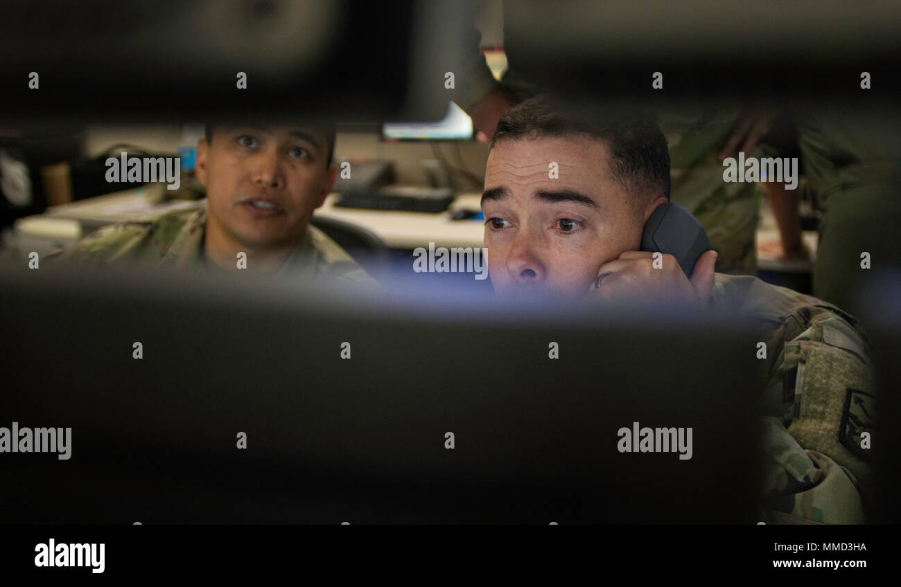 Soldiers from the 94th Army Air Missile Defense Command, attached to ...