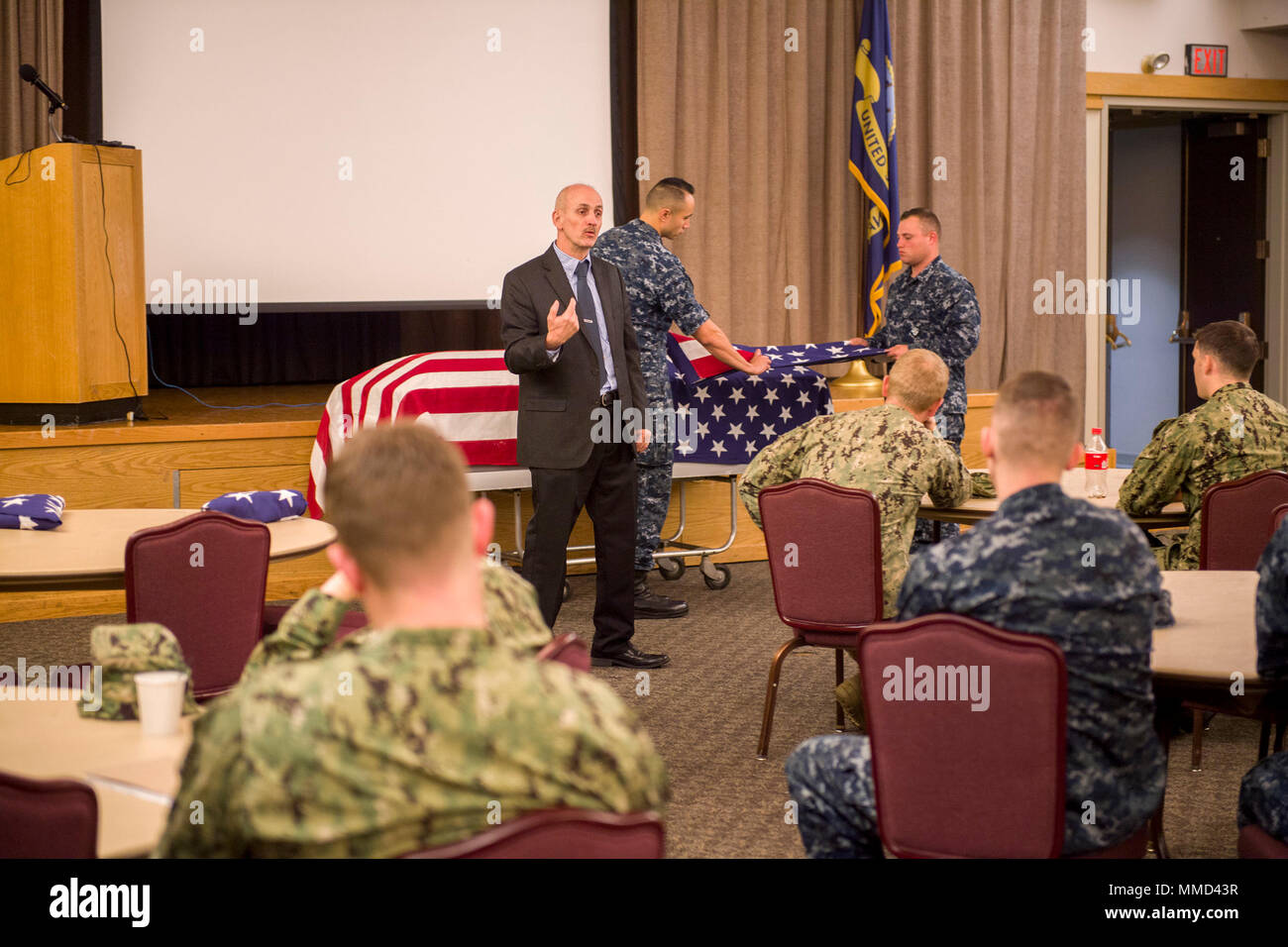 171017-N-ZP059-003 SILVERDALE, Wash. (Oct. 17, 2017) – Ronald Roberts ...