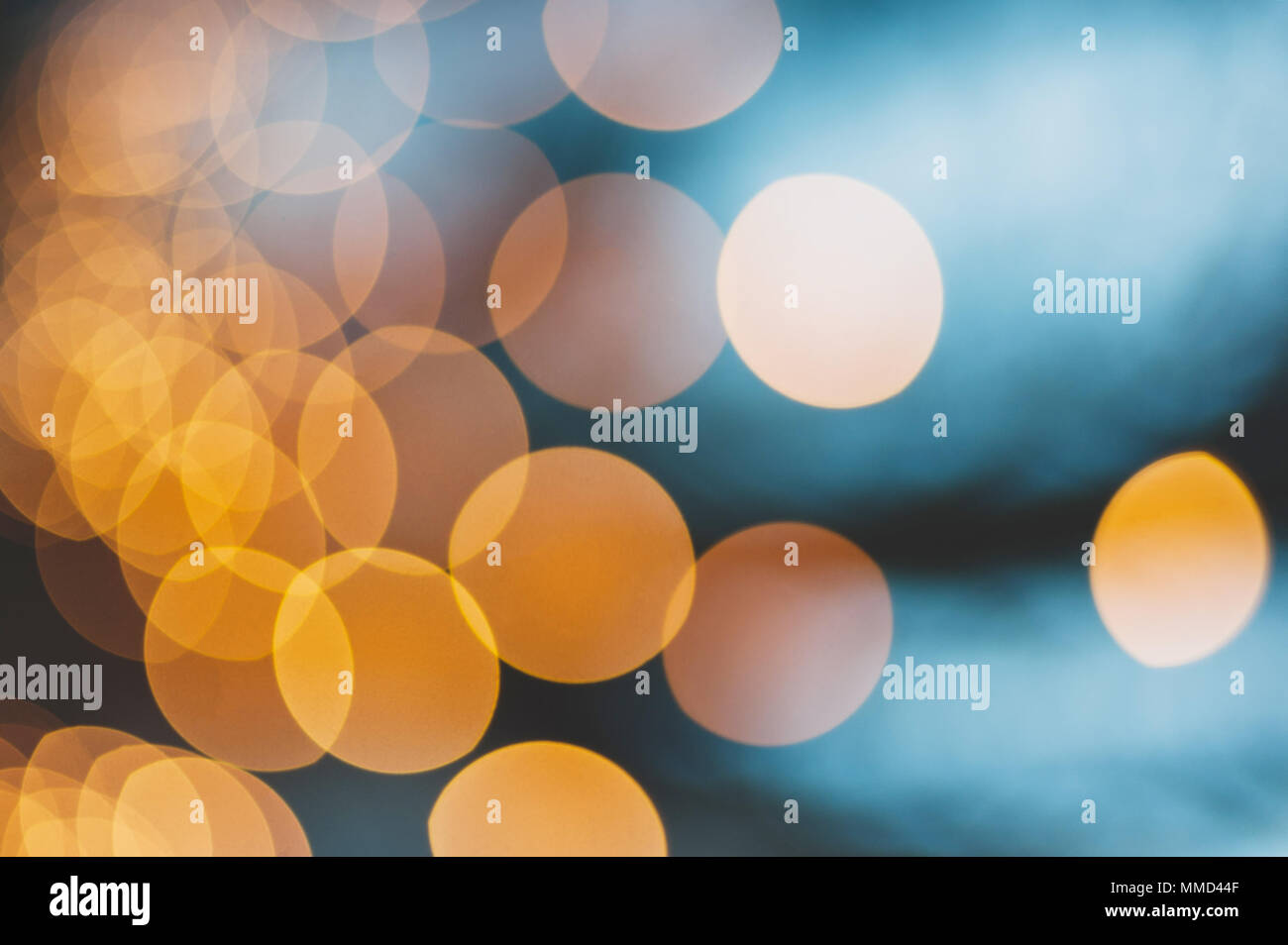 yellow street lights for background Stock Photo - Alamy