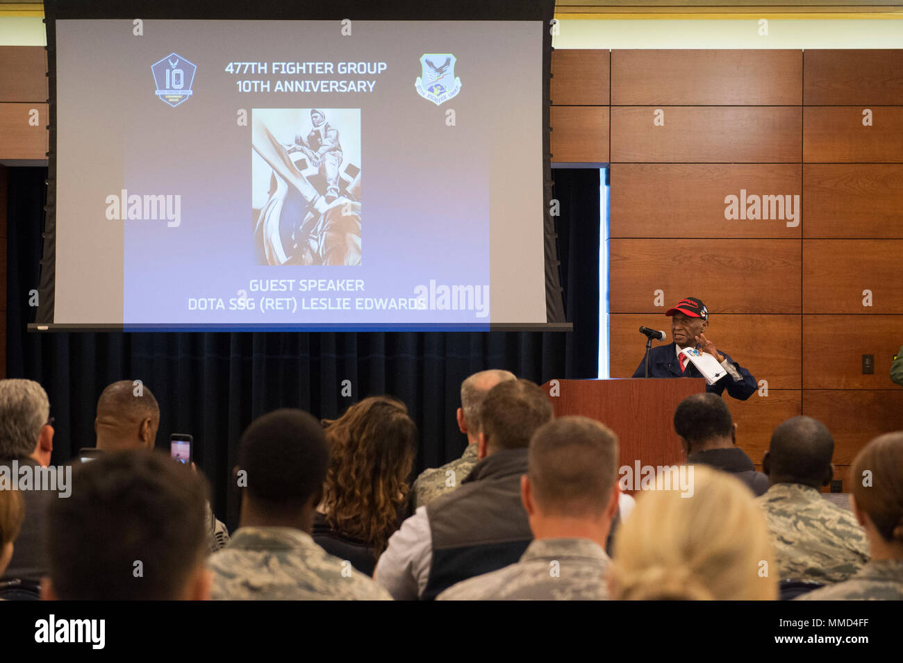 Army Air Corps Staff Sgt. (retired) Leslie Edwards, a documented ...