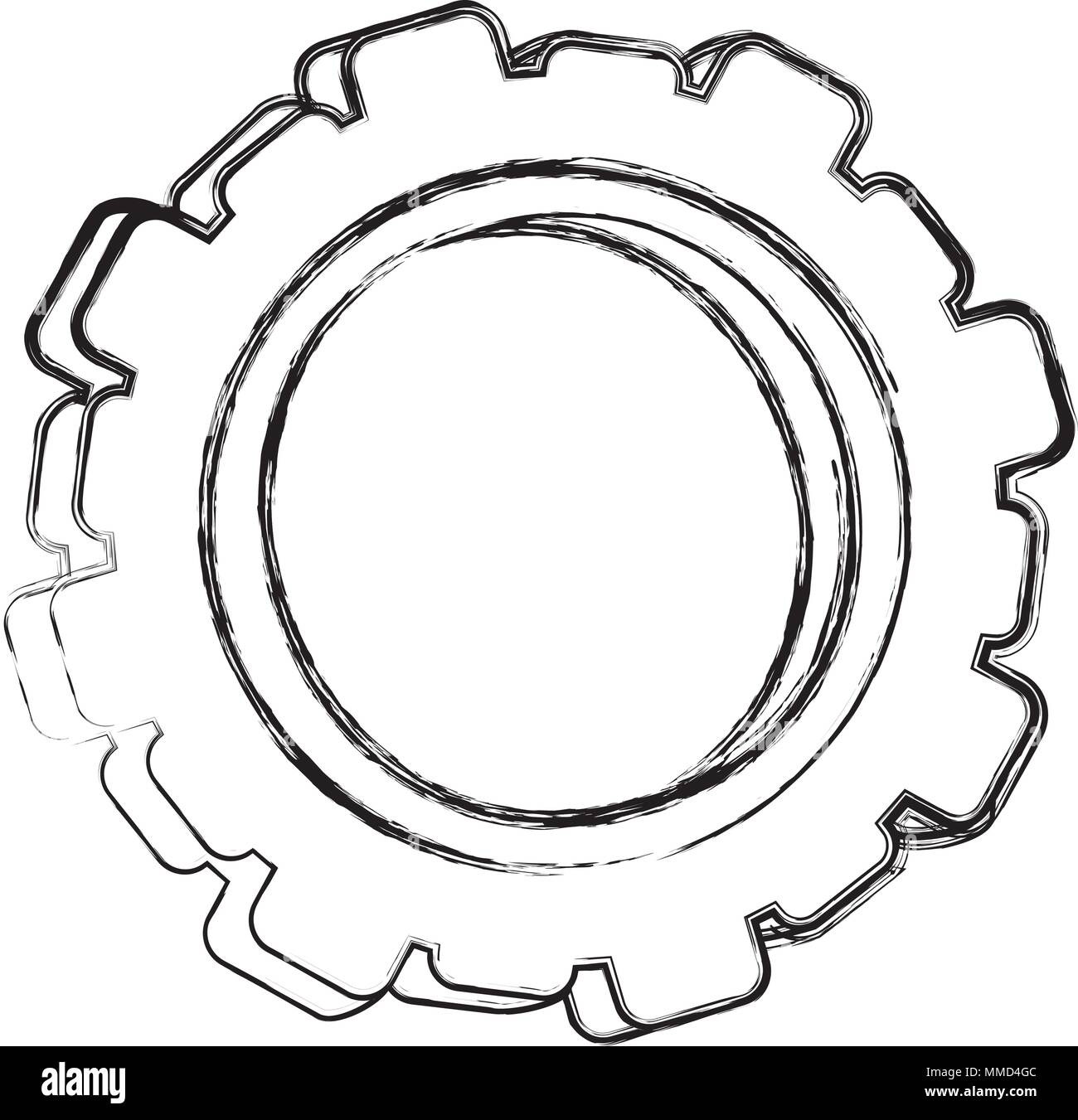 grunge industry gear engineering technical machine Stock Vector Image ...