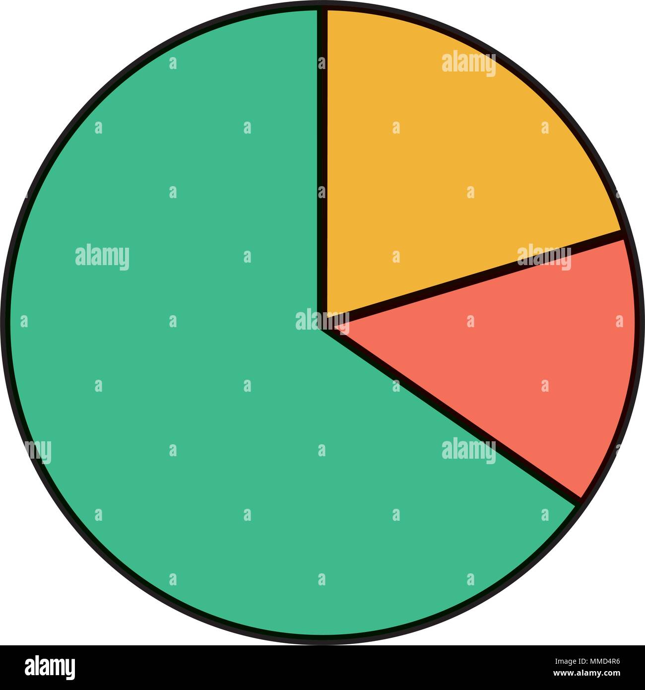 color graphic circle statistics diagram data Stock Vector Image & Art ...