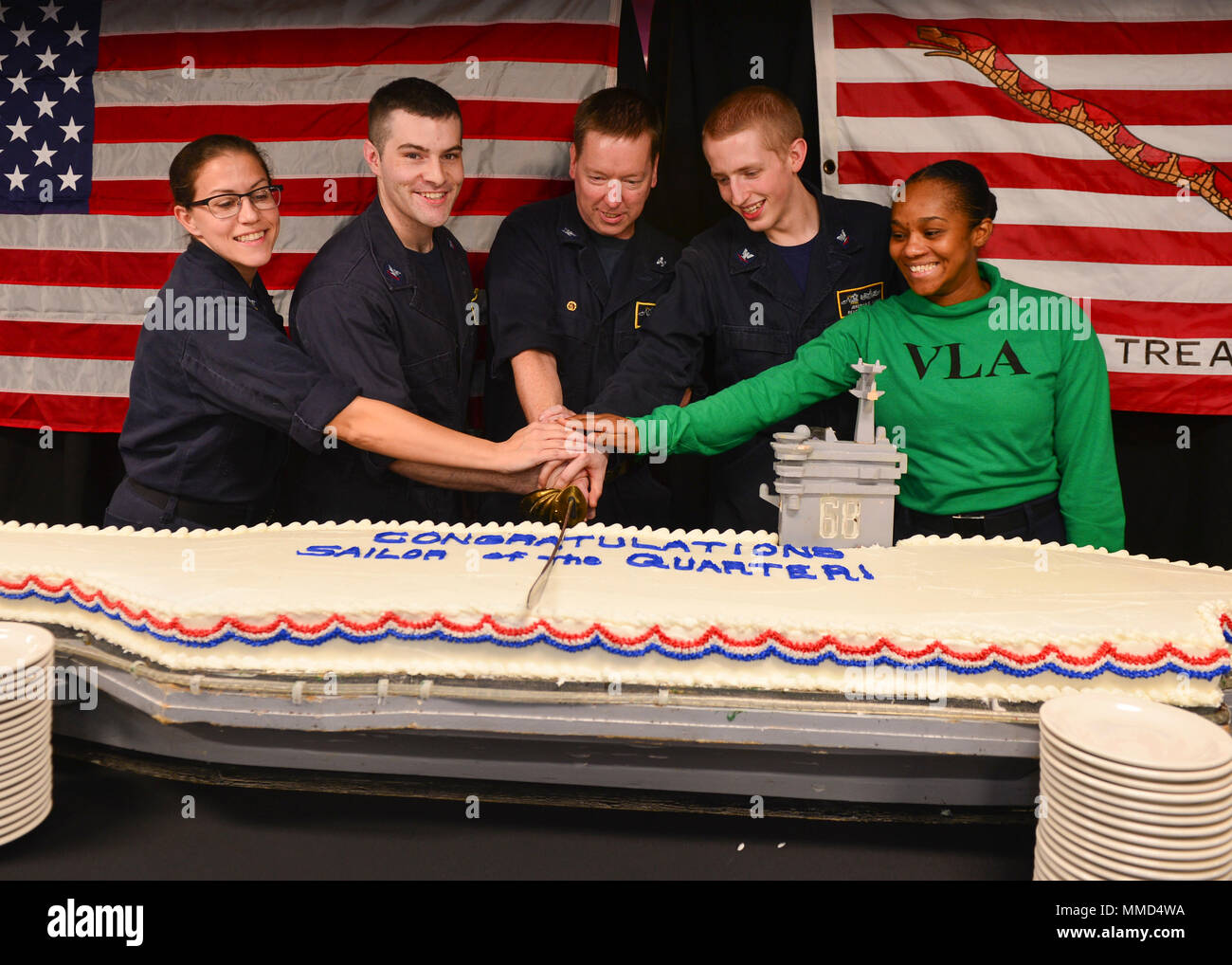ARABIAN GULF (Oct. 17, 2017) Capt. Kevin P. Lenox, commanding officer ...